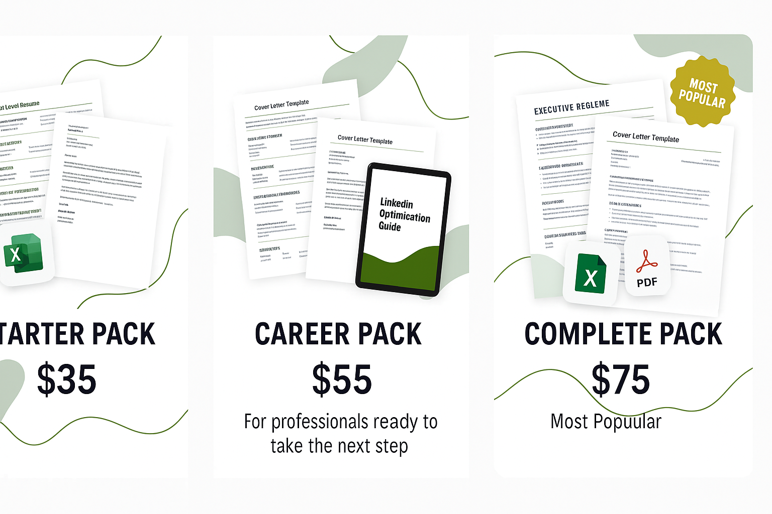 Career Pack - Professional ATS Resume Templates & Services | Zenith Careers
